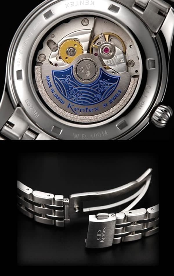 [New]KENTEX Men's Automatic Watch 10 ATM water-resistant E573M-07 - BE ...