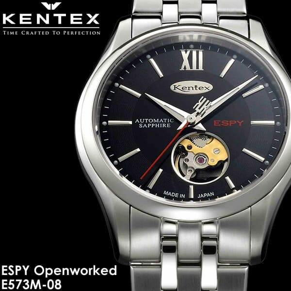 [New]KENTEX Men's Automatic Winding Watch 10 ATM water-resistant E573M ...