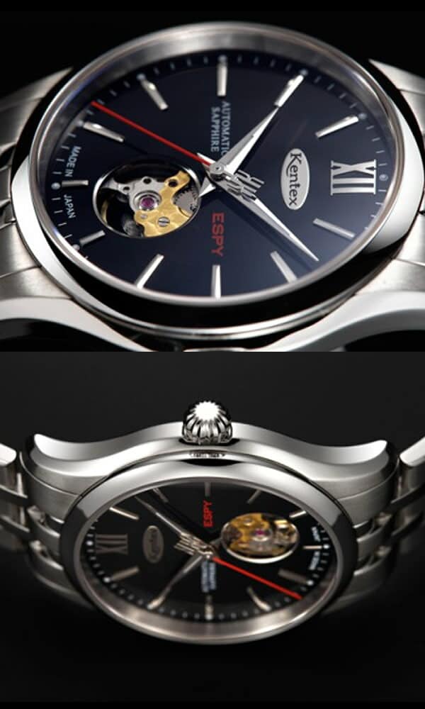 [New]KENTEX Men's Automatic Winding Watch 10 ATM water-resistant E573M ...