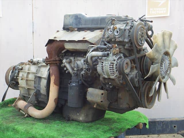 [Used]Engine&Transmission 4D36 2WD MT MITSUBISHI CANTER, FE516B - BE ...