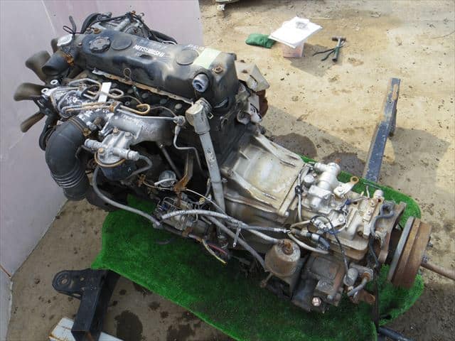 [Used]Engine&Transmission 4D36 2WD MT MITSUBISHI CANTER, FE516B - BE ...
