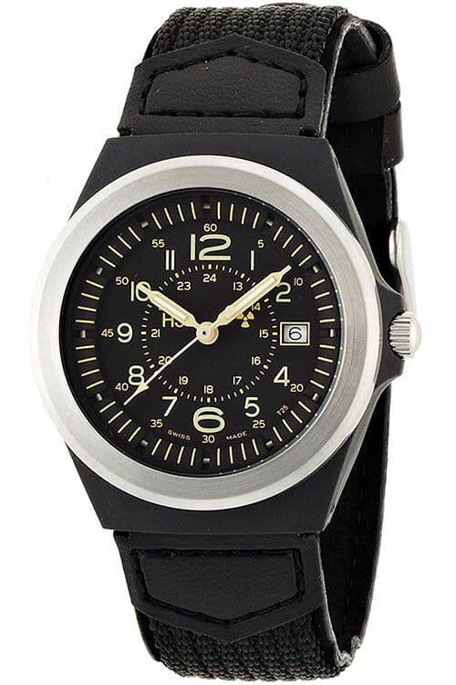 [New]Traser Swiss Military Watch Type3 Pilot Silver Textile/Leather ...