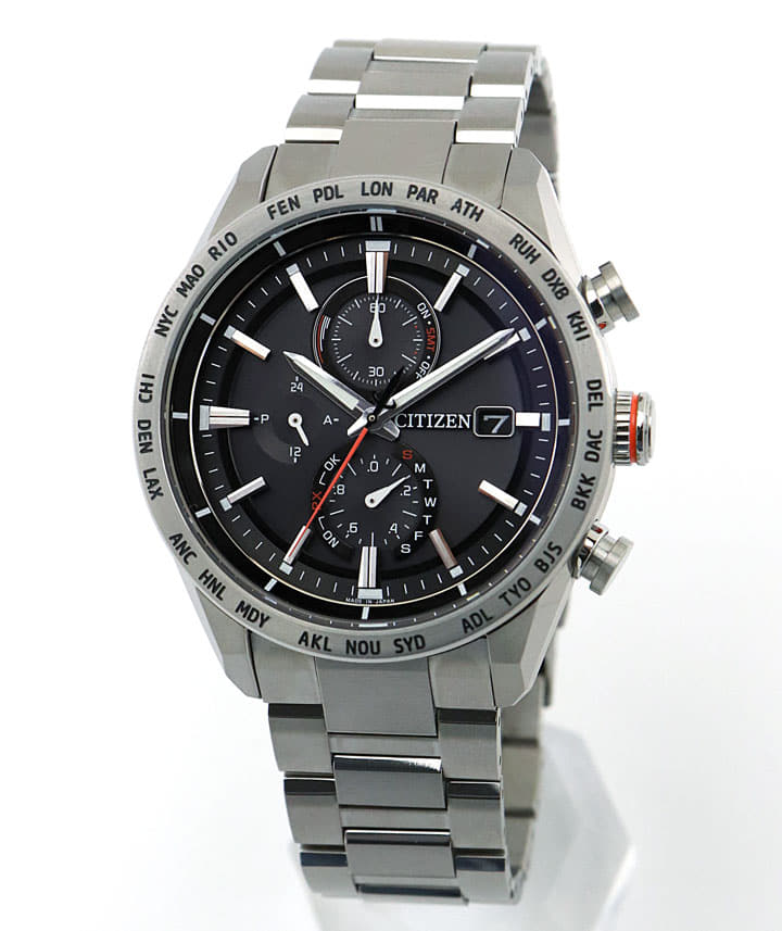 [New]CITIZEN ATTESA Eco Drive Electric wave solar mens watch ACT Line ...