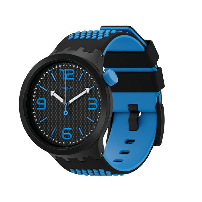 [New]NEW MODEL Japanese of the swatch (Swatch) BLG BOLD Black watch ...