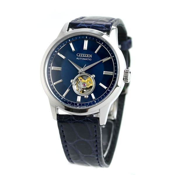 [New]CITIZEN Classic Open Heart Men's Automatic Winding Watch Navy ...