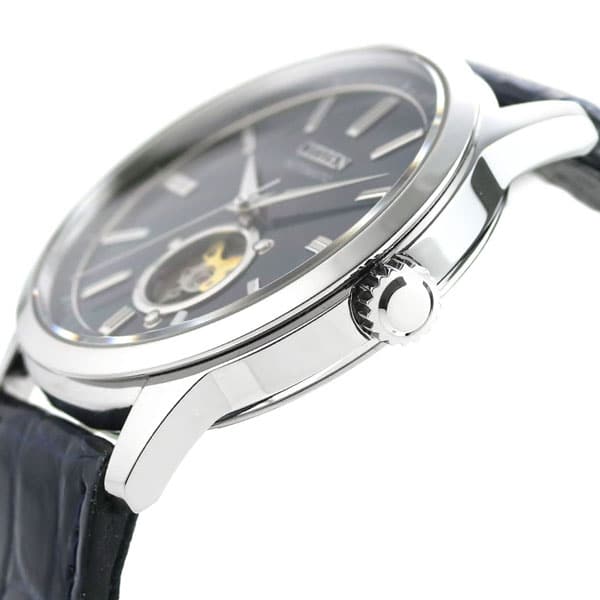 [New]CITIZEN Classic Open Heart Men's Automatic Winding Watch Navy ...