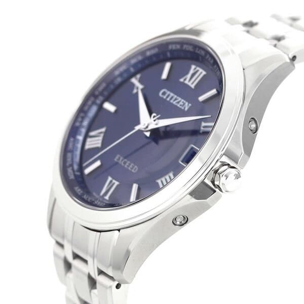 [New]Mens watch CB1080-52L Citizen EXCEED blue made in Eco Drive radio ...