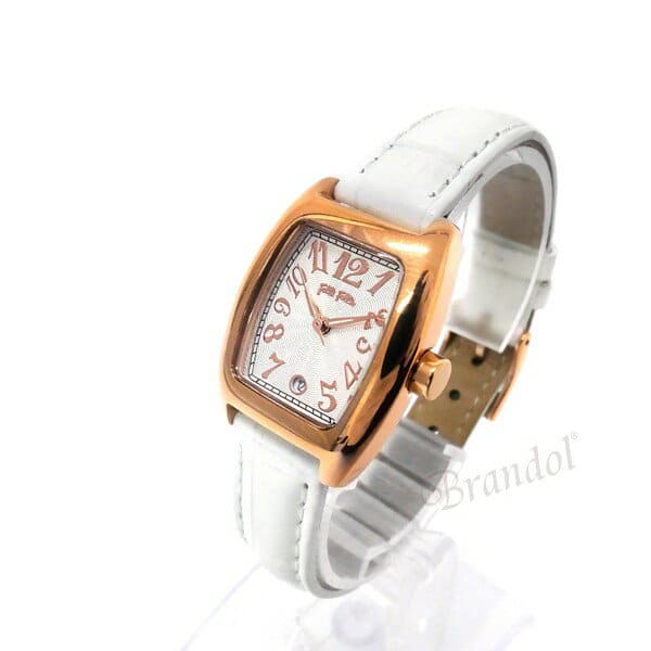 [New]Folli Follie Ladies Watch tono type white/pink Gold WF5R080SDS-WH - BE FORWARD Store