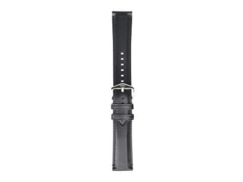 [New]FOSSIL leather clock strap WATCH 22 MM LEATHER STRAP S221254 BLACK ...
