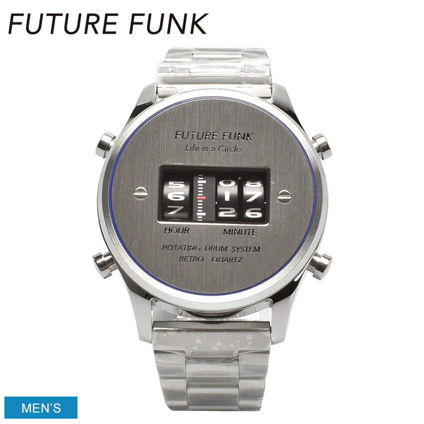 [New]Funk watch Silver FF102-SVBU-MT mens analog belt Silver commuting ...