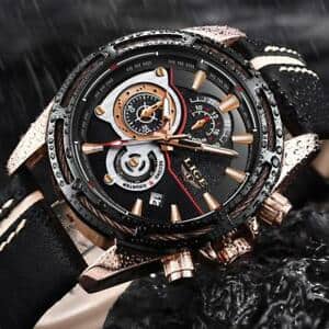 [New]Watch mens brand leader quartz calendar lige mens wristwatches top ...