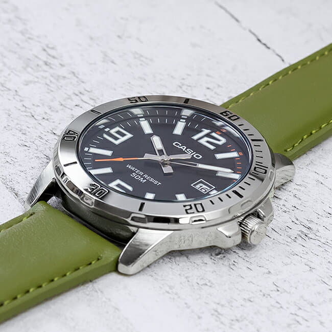 [New]CASIO Casio standard mens MTP-VD01L-3B watch analog Black black ...