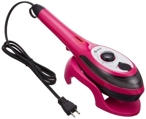 [New]Trade one steam handy iron flexible wine red 70040 - BE FORWARD Store