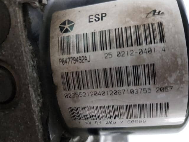[Used] ABS Control Module CHRYSLER 300C 2007 P04779492AJ - BE FORWARD ...