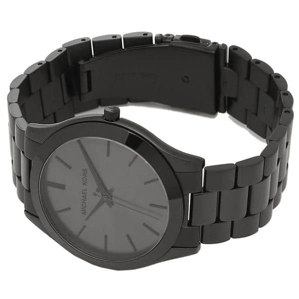 [New]MICHAEL KORS MK8507Slim Runway Black IP Unisex slim orchid wave ...