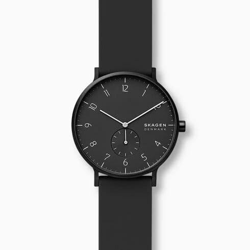 [New]SKAGEN Skagen AAREN Arlen KULOR Black silicon mens 41mm SKW6544 ...