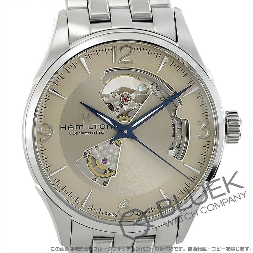 [New]Hamilton Jazzmaster Viewmatic Open Heart Men's Watch H32705121_8 ...