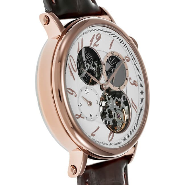 [New]SONNE x HAORI Men's Automatic Watch H025 43mm Leather Belt White ...