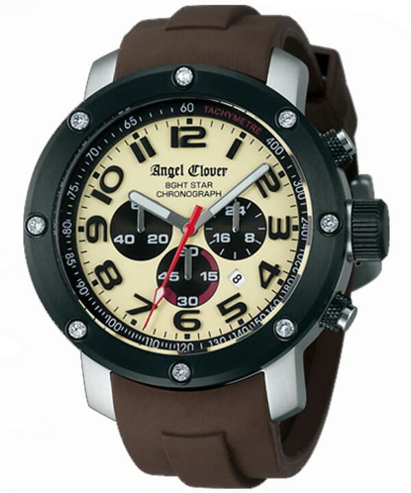 [New] Angel Clover Men's Watch eight star NES46BSBLB - BE FORWARD Store