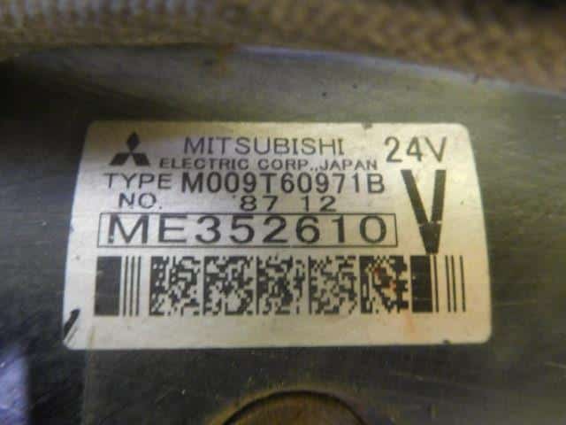 [Used]Starter Mitsubishi Fuso Fuso largesize car 2009 BDG-FU54JZ ...