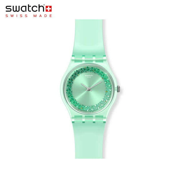 [New]SWATCH Originals Ladies Watch AMAZO-NIGHT Gent Plastic Vinyl Belt ...