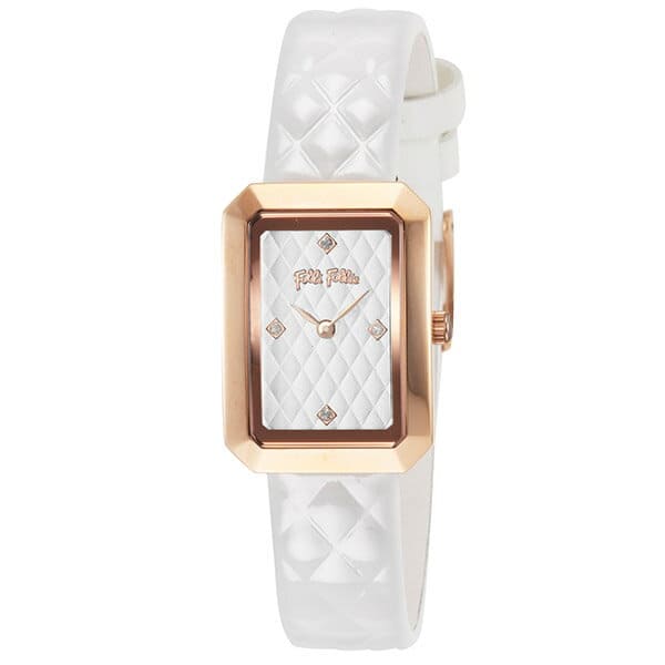 [New]Folli Follie Ladies Quartz Watch White WF16R026SSW-WH - BE FORWARD Store