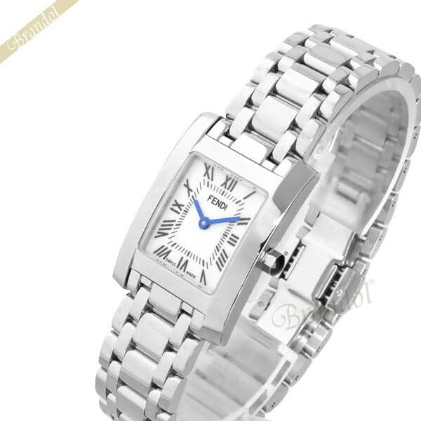 [New] Fendi Ladies Watch CLASSICO TANK white X Silver F114100101 - BE ...