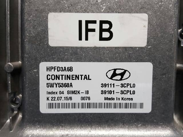 [Used] Engine Control Unit / ECU HYUNDAI Azera HG 2016 3910126850 - BE ...