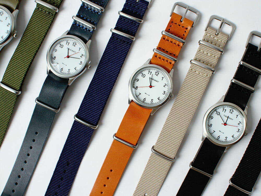 [New]JEANS REPLACEBLE WATCH TIDEWAY 2WAY Belt Leather/Nylon - BE ...