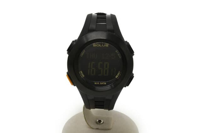 [New]Solar SOLUS watch 01-101-01 Black mens Lady's diet exercise - BE ...