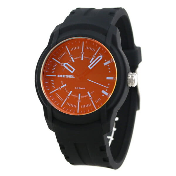 [New]Diesel clock mens DIESEL watch DZ1819 arm bar 44mm oar Black - BE ...