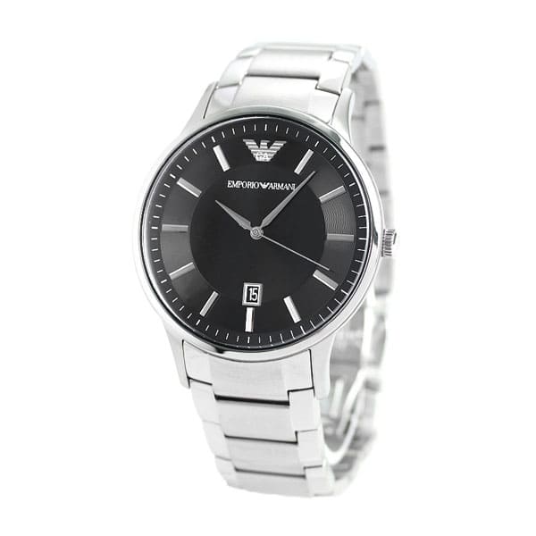 [New]Emporio Armani Men's Watch Black 43mm AR11181 - BE FORWARD Store
