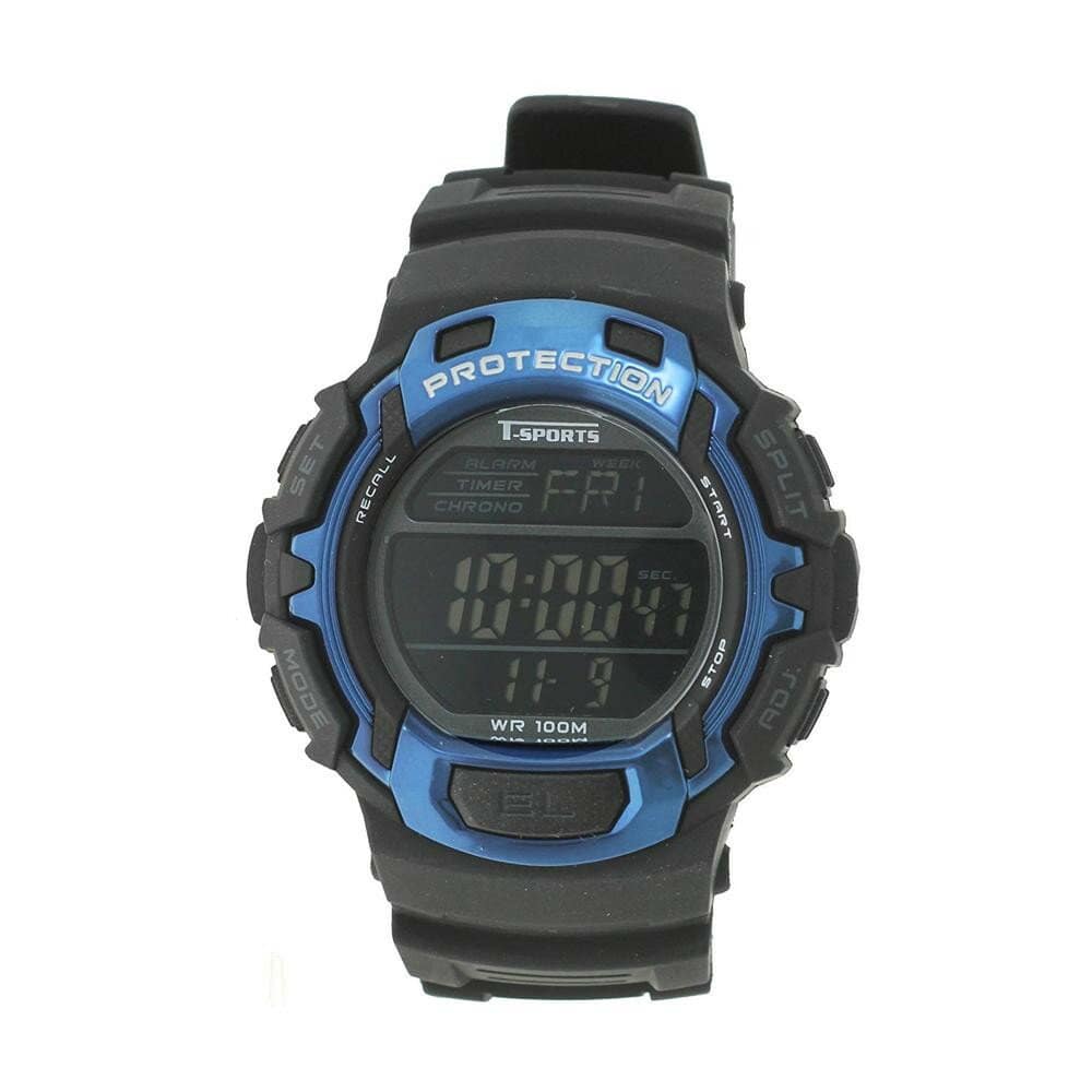 [New]T-sports digital watch TS-D018-BL - BE FORWARD Store
