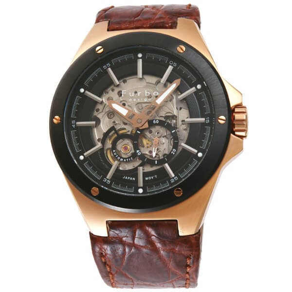 [New]Furbo Men's Watch F2501PBKBR - BE FORWARD Store