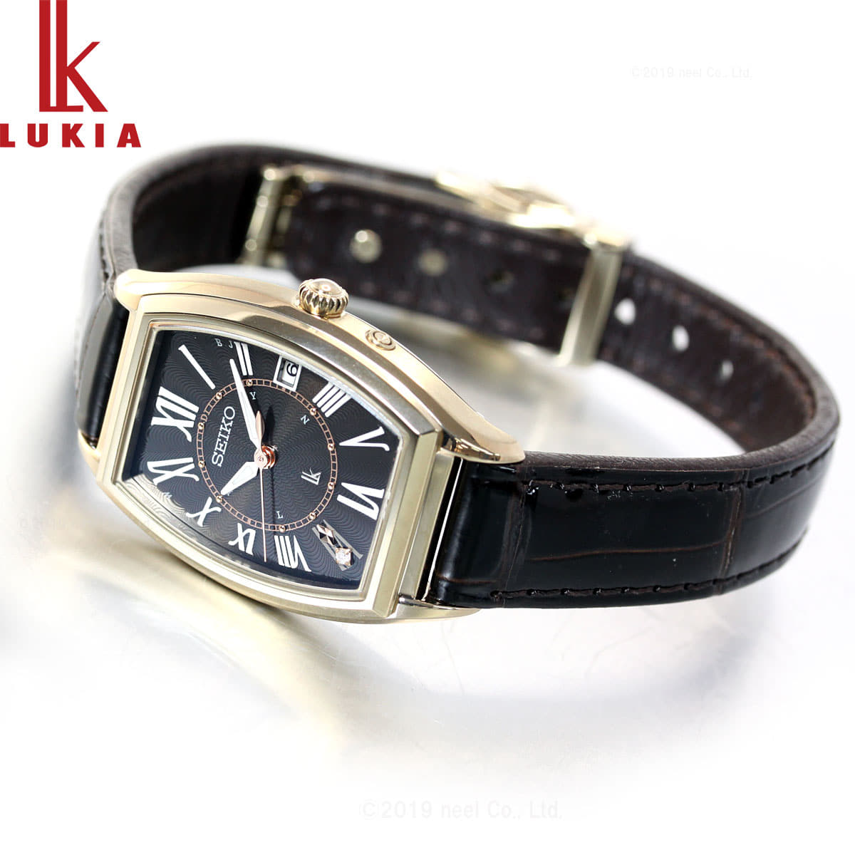 [New]Seiko LUKIA Ladies Solar Electric Wave Watch SSQW048 - BE FORWARD ...