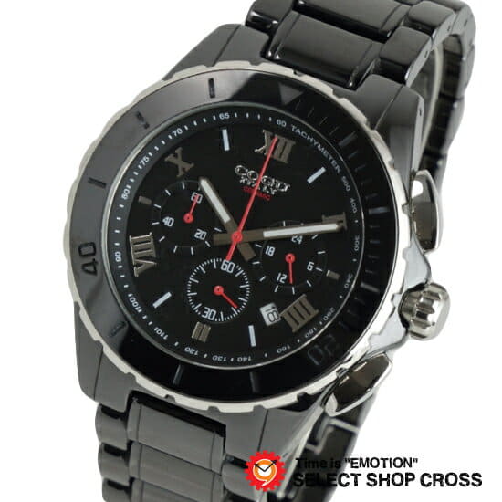 [New]COGU kogu watch Chronograph ceramic Black Black CRM2-BBK - BE ...