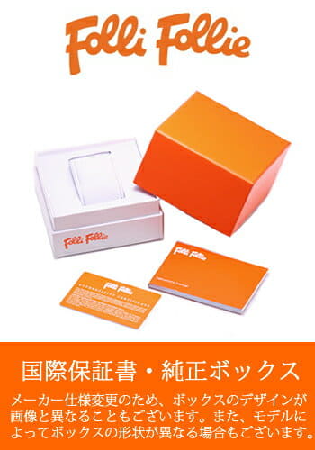 [New]forifori clock FOLLI FOLLIE Lady's watch WF8T032SVW-WH - BE FORWARD Store