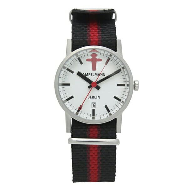 [New]AMPELMANN Watch White Dial with Calendar Display for Unisex ARI ...