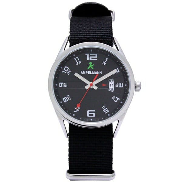 [New]AMPELMANN Watch Black Dial with Calendar Display for Unisex ASC ...