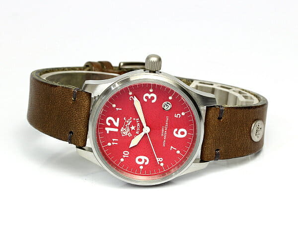 [New]IL BISONTE Unisex Quartz Watch Leather Belt - BE FORWARD Store