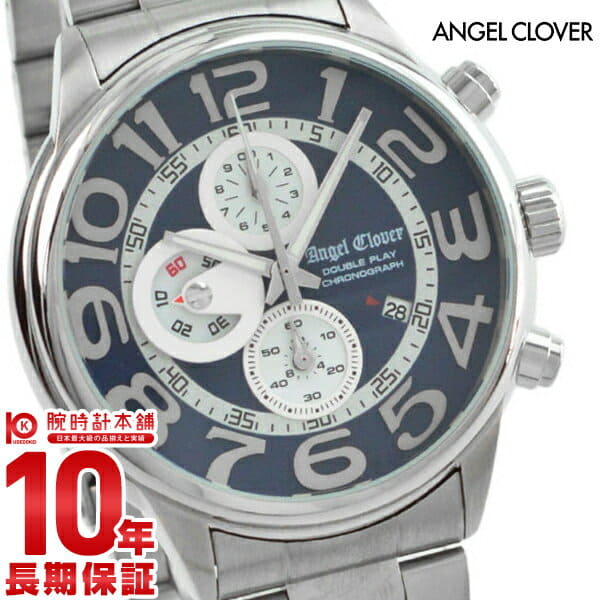 [New]Angel Clover Double Play Men's Watch Navy 10 ATM water resistant ...