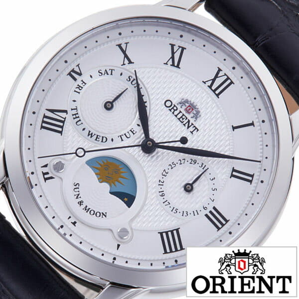[New]ORIENT CLASSIC SUN & MOON Ladies Quartz Watch White RN-KA0003S ...