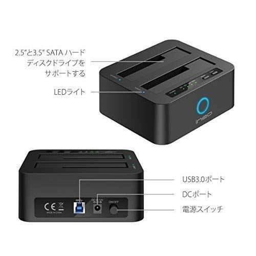 [New]2.5 inches of ineo USB3.1 Gen1 to SATA dual bays or [T3527-VIII] with the USB Type C ...