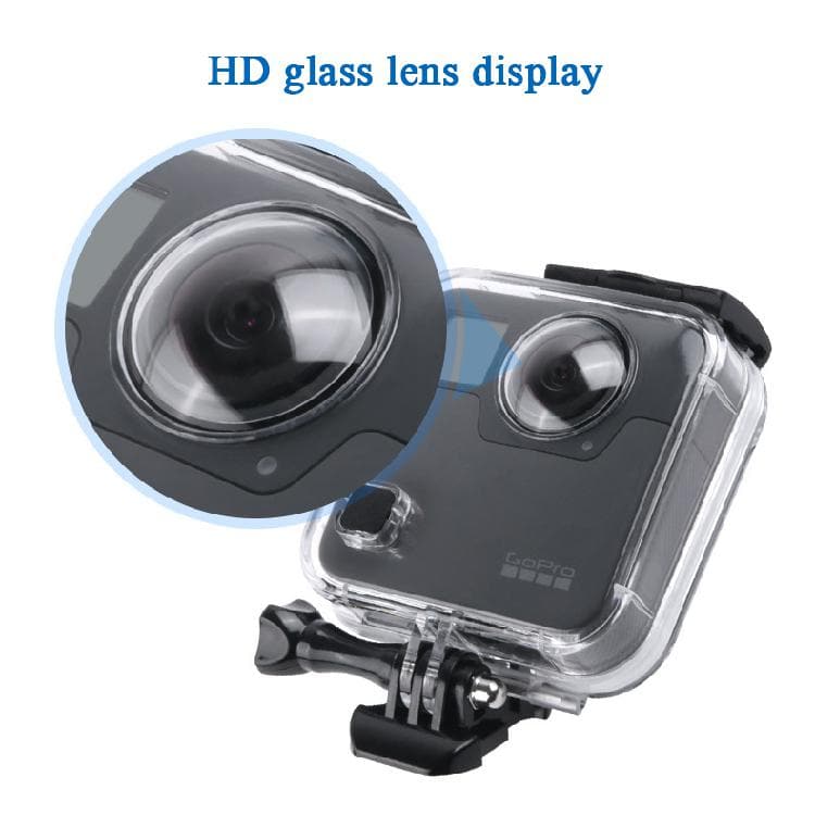 [New]Transparent GoPro Fusion 360 degrees Camera waterproofing housing ...