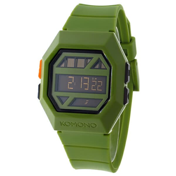 [New]Co-thing KOMONO Power Grid Army solar digital mens watch KOM-W2053 ...