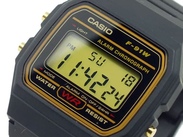 [New]Casio watch unisex Black F-91WG-9 CASIO - BE FORWARD Store