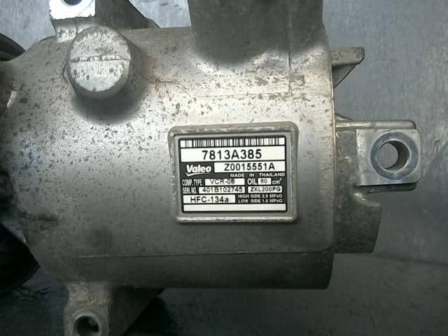 [Used]A/C Compressor MITSUBISHI Mirage 2014 DBA-A05A 7813A385 - BE ...
