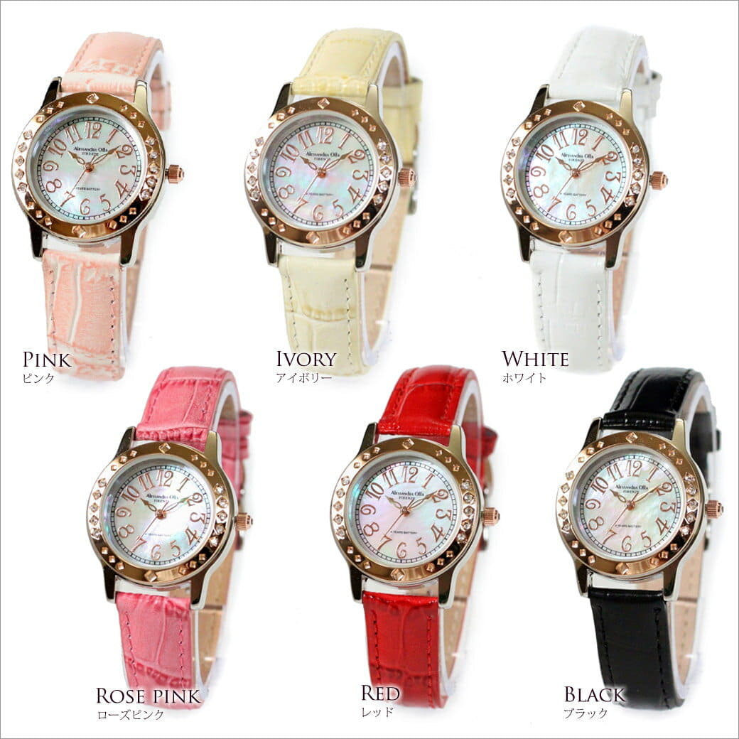 [New]Watch Alessandra Olla [AO-1750] Lady's round type that Sandra aura ...