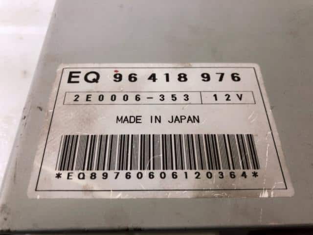 [Used] Engine Control Unit GM Daewoo CHEVROLET Rezzo 2003 112108089R ...