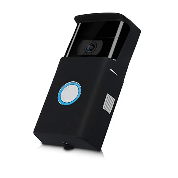 [New]Silicon case - video doorbell protective cover black for ring ...